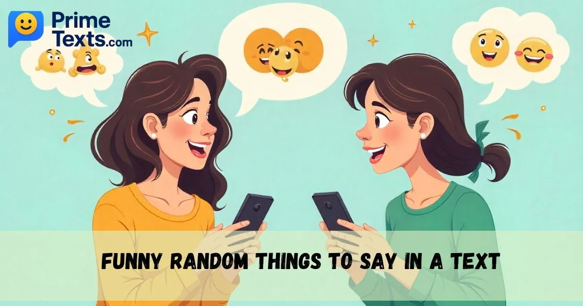Funny Random Things to Say in a Text (Hilarious & Witty Ideas ...